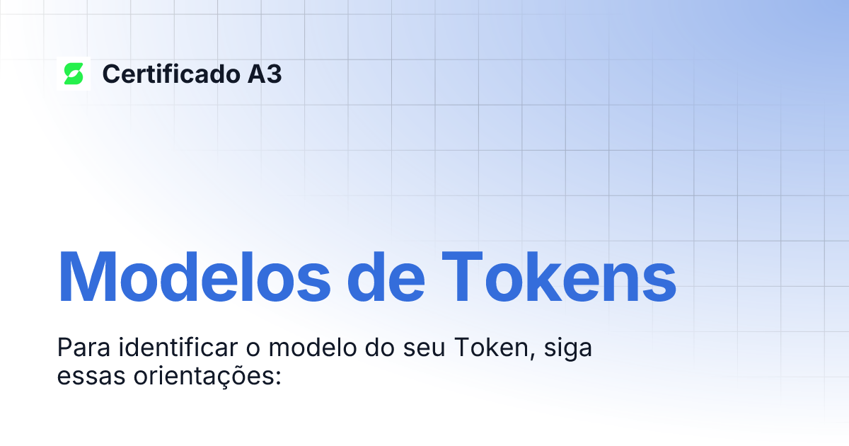 Modelos de Tokens | Certificado A3